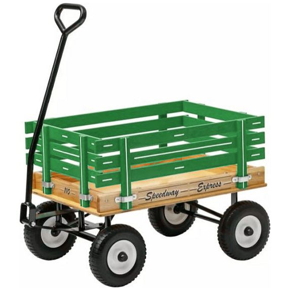 18″ x 28″ (Green) 110 Speedway Express Kids Wagon w/ Side Racks 800 ...