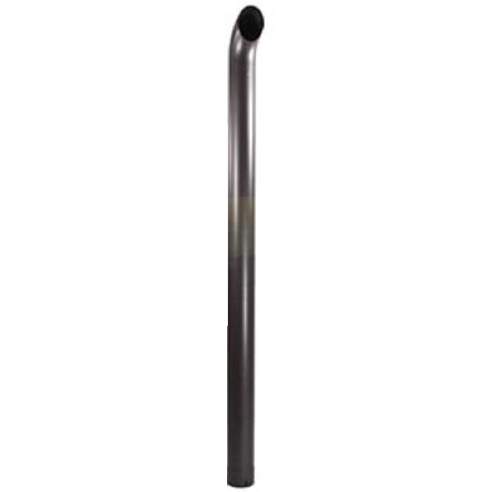 Black Curved Exhaust Stack Pipe 51" Tall - 3" ID – SeatHaus