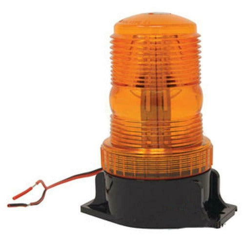 30 LED Amber Safety Hazard Warning Beacon Flasher Blinker AC / DC ...