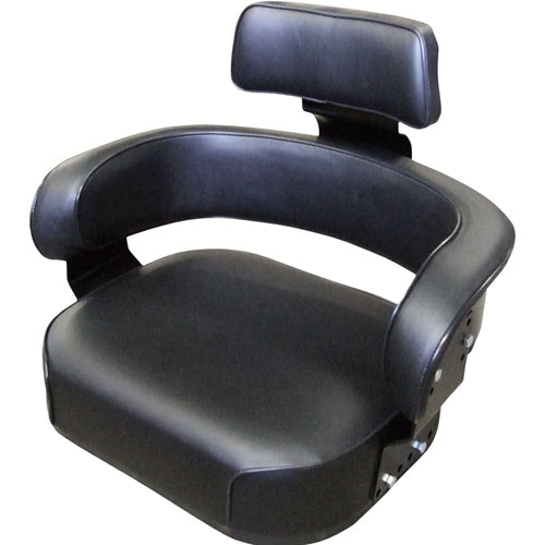 3 Pc Tractor Seat Cushion Set w/ Brackets for International Harvester ...