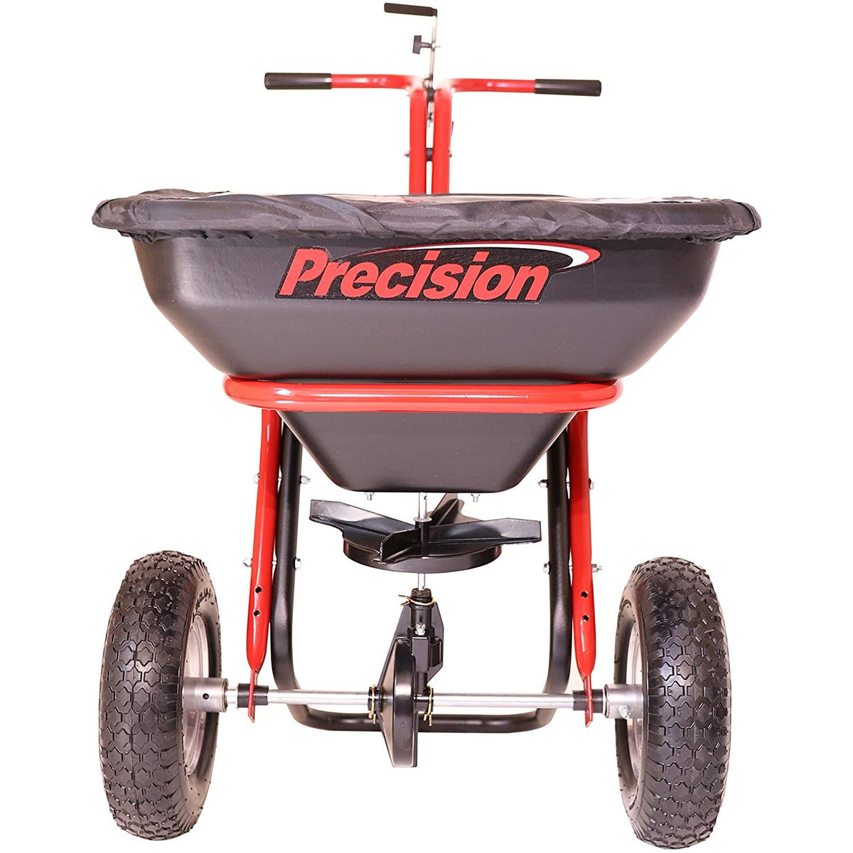 Heavy Duty Pro Walk Behind Broadcast Spreader w/ Salt Deflector 100 ...