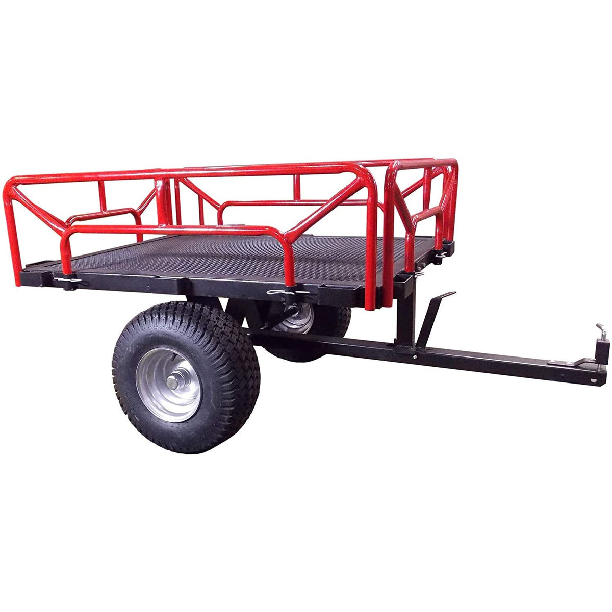 UTV / ATV - Tractor Flat Bed Trailer Cart w/ Side Rails 1000 # – SeatHaus