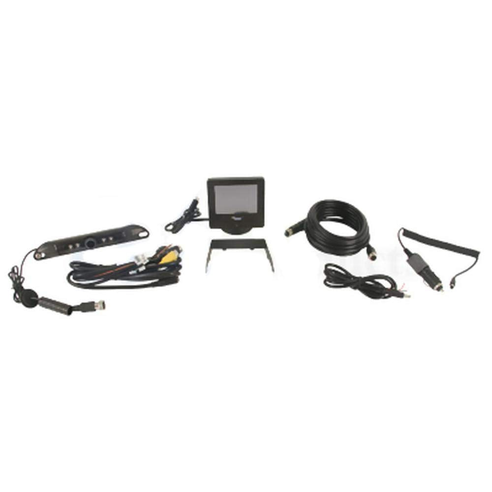 CabCAM 3.5" Monitor w/ 1 - License Plate 150' Angle Camera w/ Infrared ...