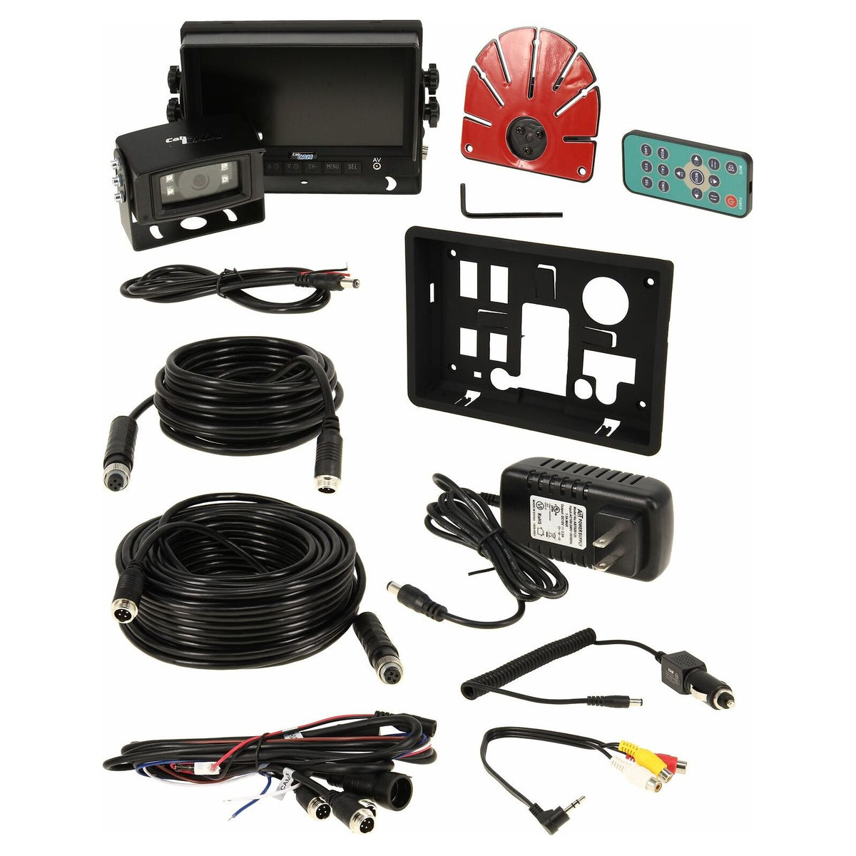 CabCAM 7" HS Quad Monitor - 2 Camera Observation System w/ Audio – SeatHaus