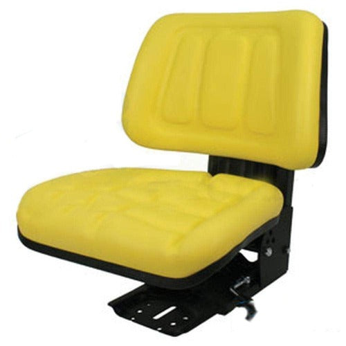 Farm Tractor Seat w/ Suspension & Trapezoidal Backrest – SeatHaus